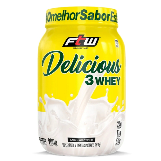 Whey 3w Delicious Gourmet 900g Pote - FTW | Shopee Brasil