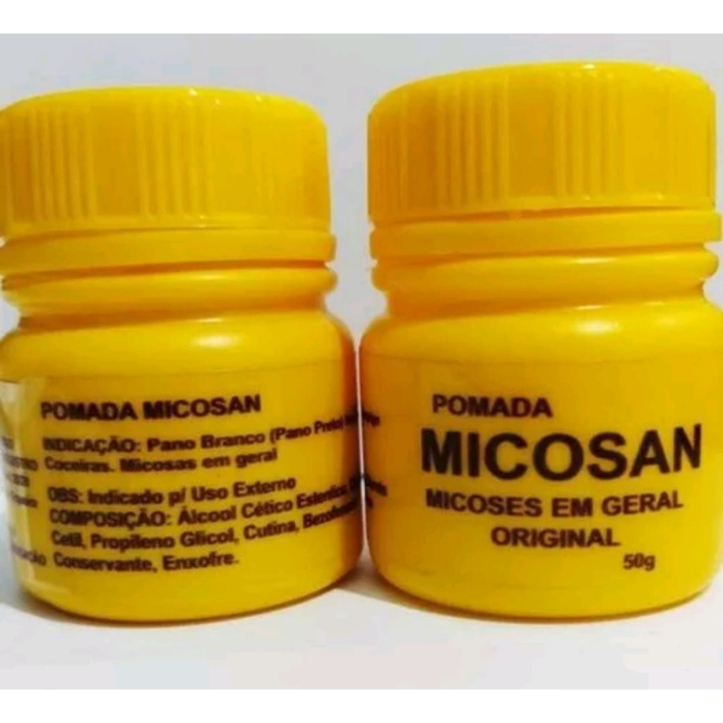 kit com 3 POMADA Micosan Original - Para Micoses e Clareador de Manchas ...