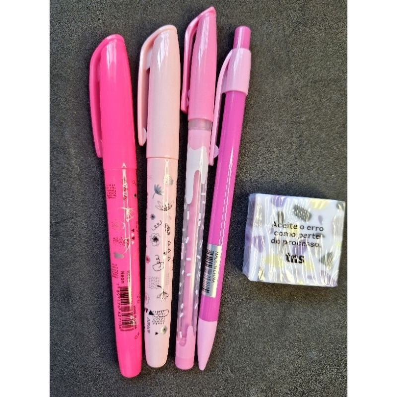 Conjunto Tris, com 2 marca texto Tris Holic Flash néon e pastel ...