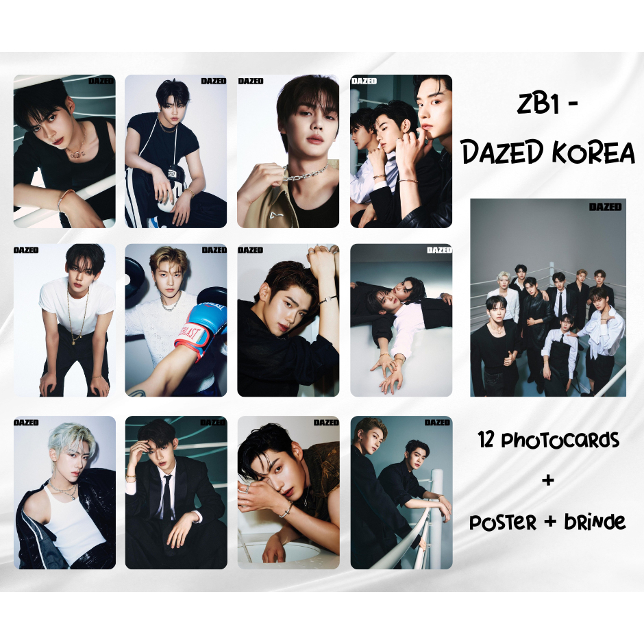 Zerobaseone Zb1 Dazed Korea Kit Fanmade Kim Ji Woong Zhang Hao Sung Han Bin Seok