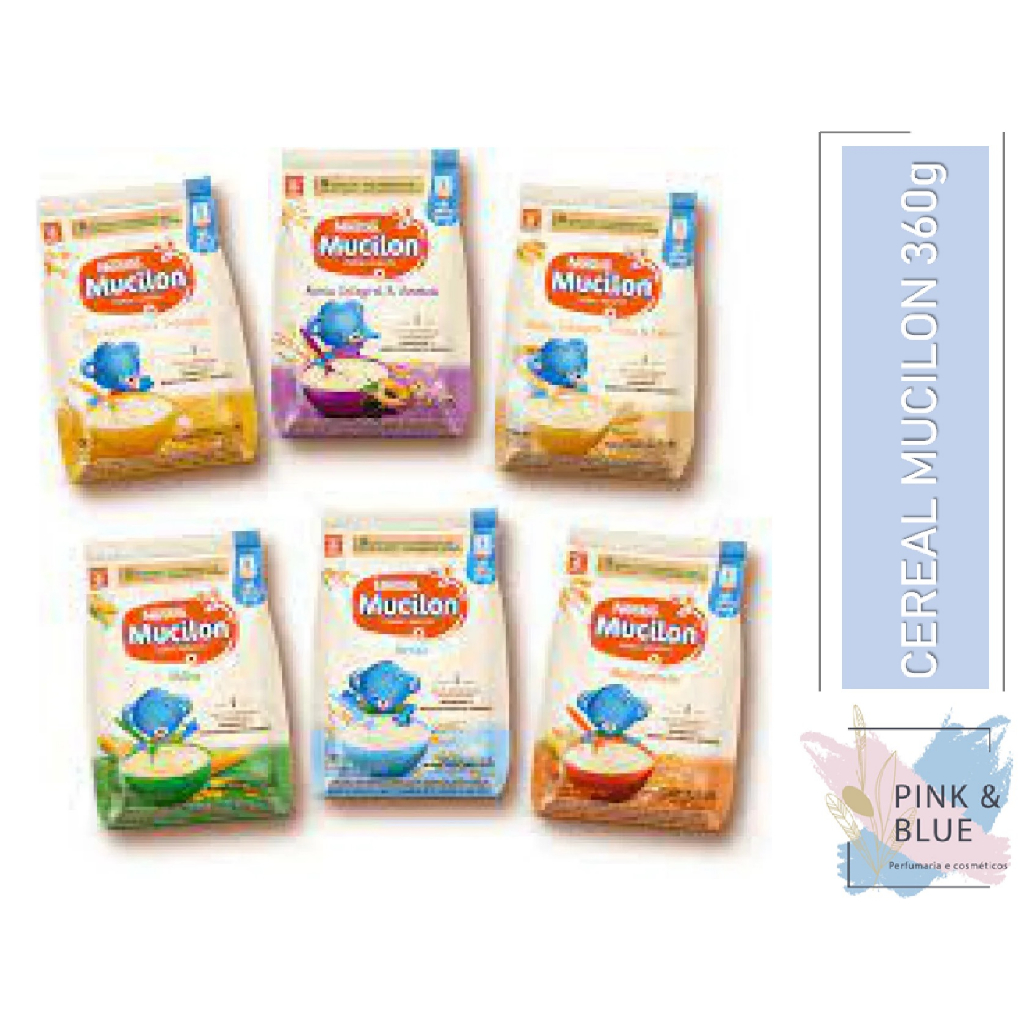 Cereal Infantil Mucilon 360g Nestle (escolha o sabor) | Shopee Brasil