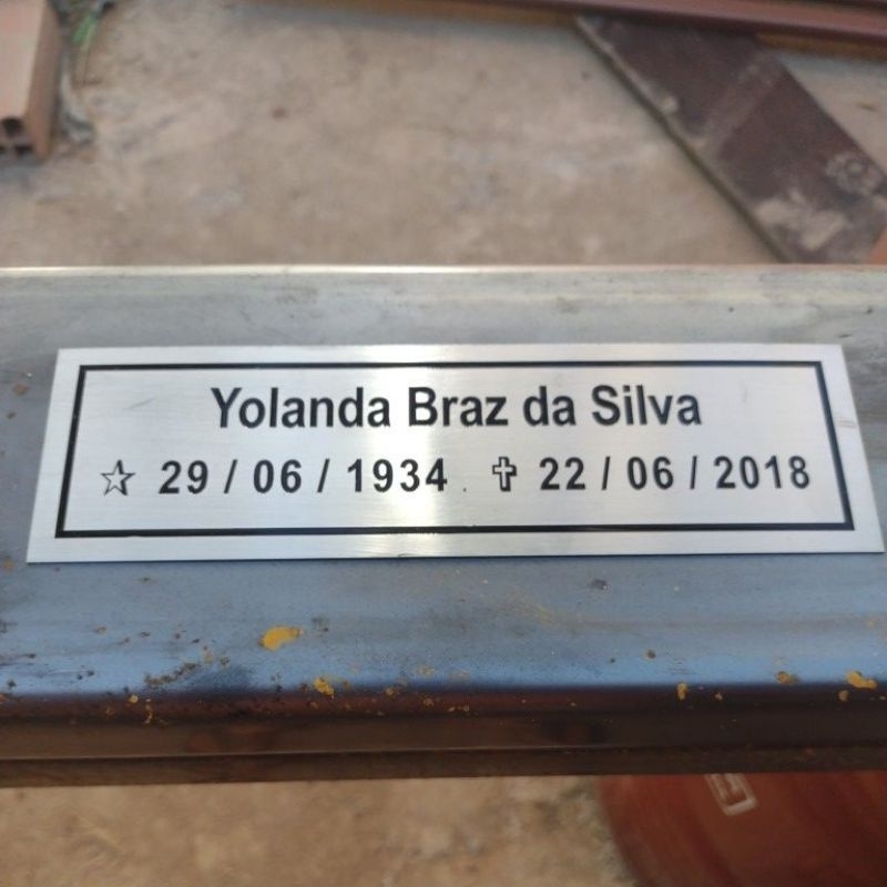 placa inox | Shopee Brasil