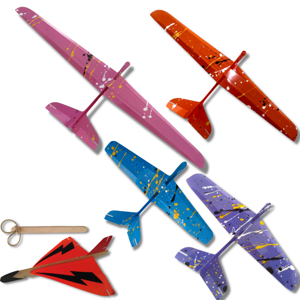 kit Avião de brinquedo Planador Voo Livre 5 modelos diferentes Delta ...