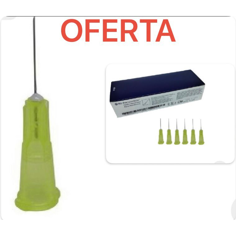 Agulha Hipodermica BD 0,30x13 - 30G 1/2 C/ 100 Un.(Amarela) | Shopee Brasil