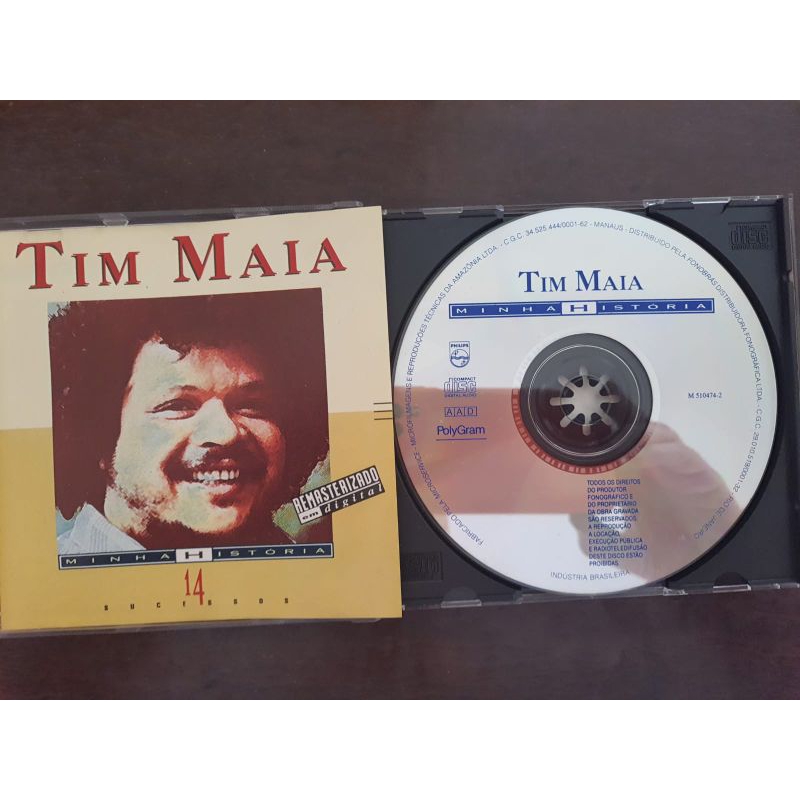 cd Tim Maia minha história | Shopee Brasil
