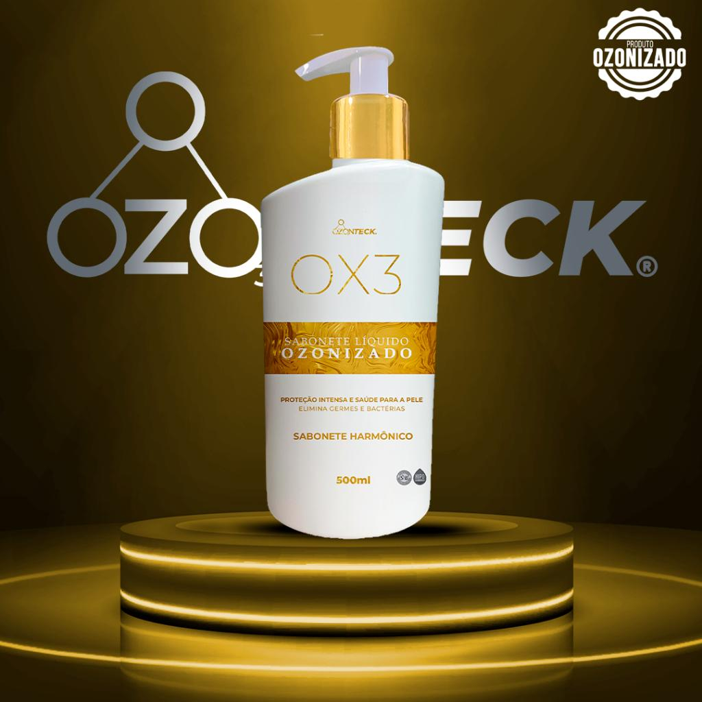 Sabonete Líquido OX3 ozonizado 400ml | Shopee Brasil