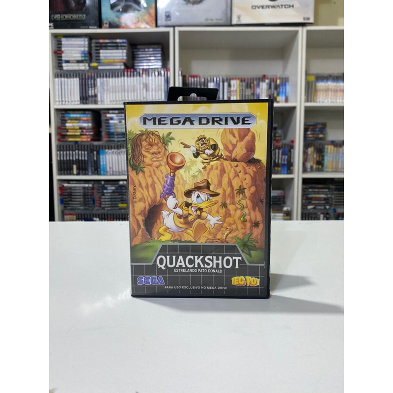 Quack Shot Pato Donald - Mega Drive Original Usado | Shopee Brasil