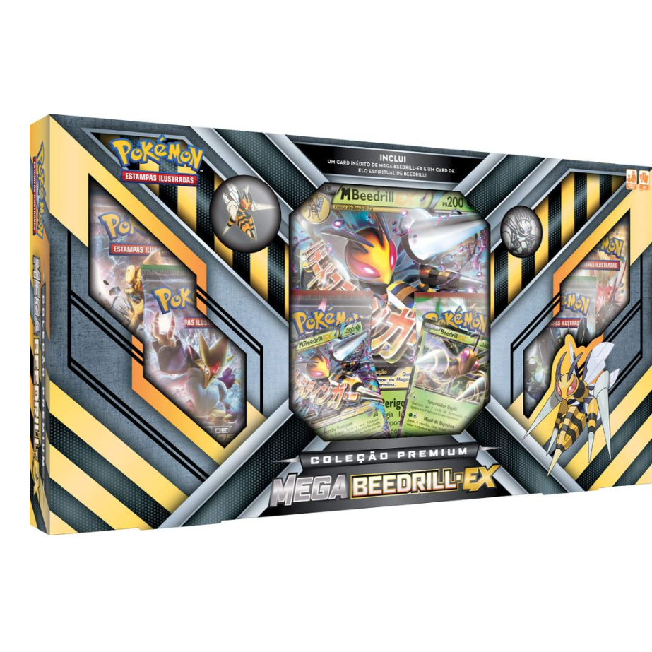 Box Pokémon Coleção Premium - Mega Beedrill EX | Shopee Brasil