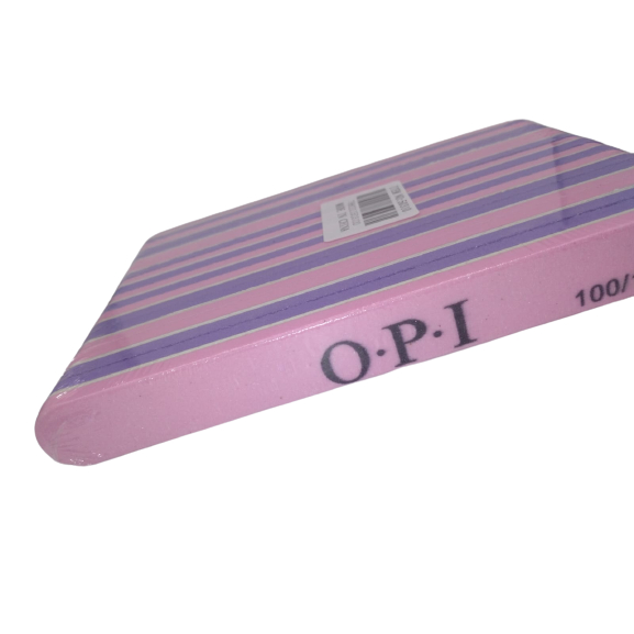 Lixa para Unhas Buffer OPI 100/180 Reta Dupla Face Kit com 10 Unidades ...