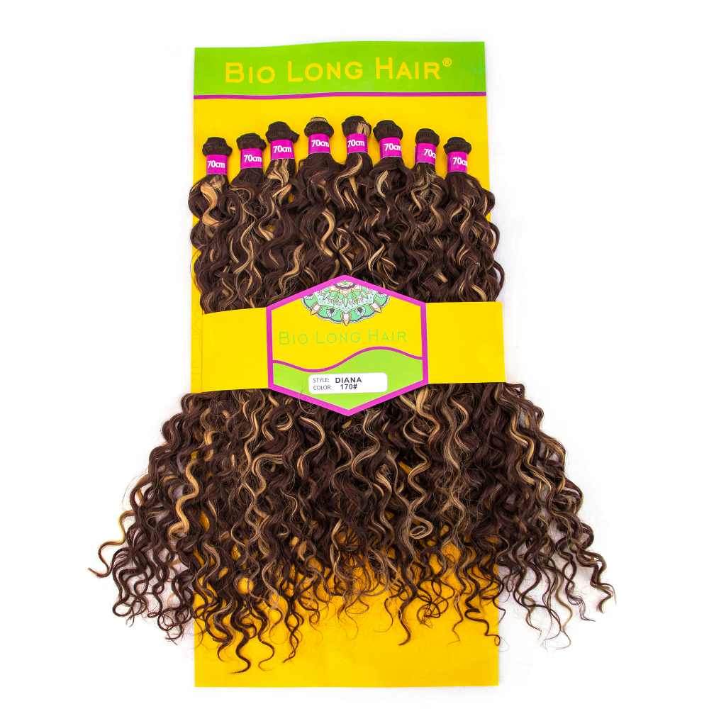 Cabelo Organico Cacho2c-3a Diana Bio Long Hair 70cm 320g/pct | Shopee ...