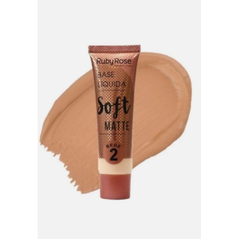 Base líquida Soft Matte Ruby rose | Shopee Brasil