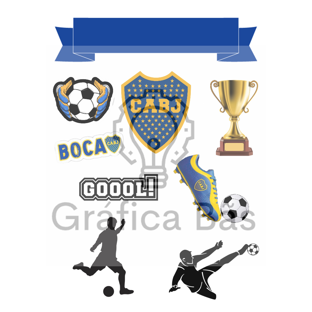 TOPPER DE BOLO - Club Atlético Boca Juniors | Shopee Brasil