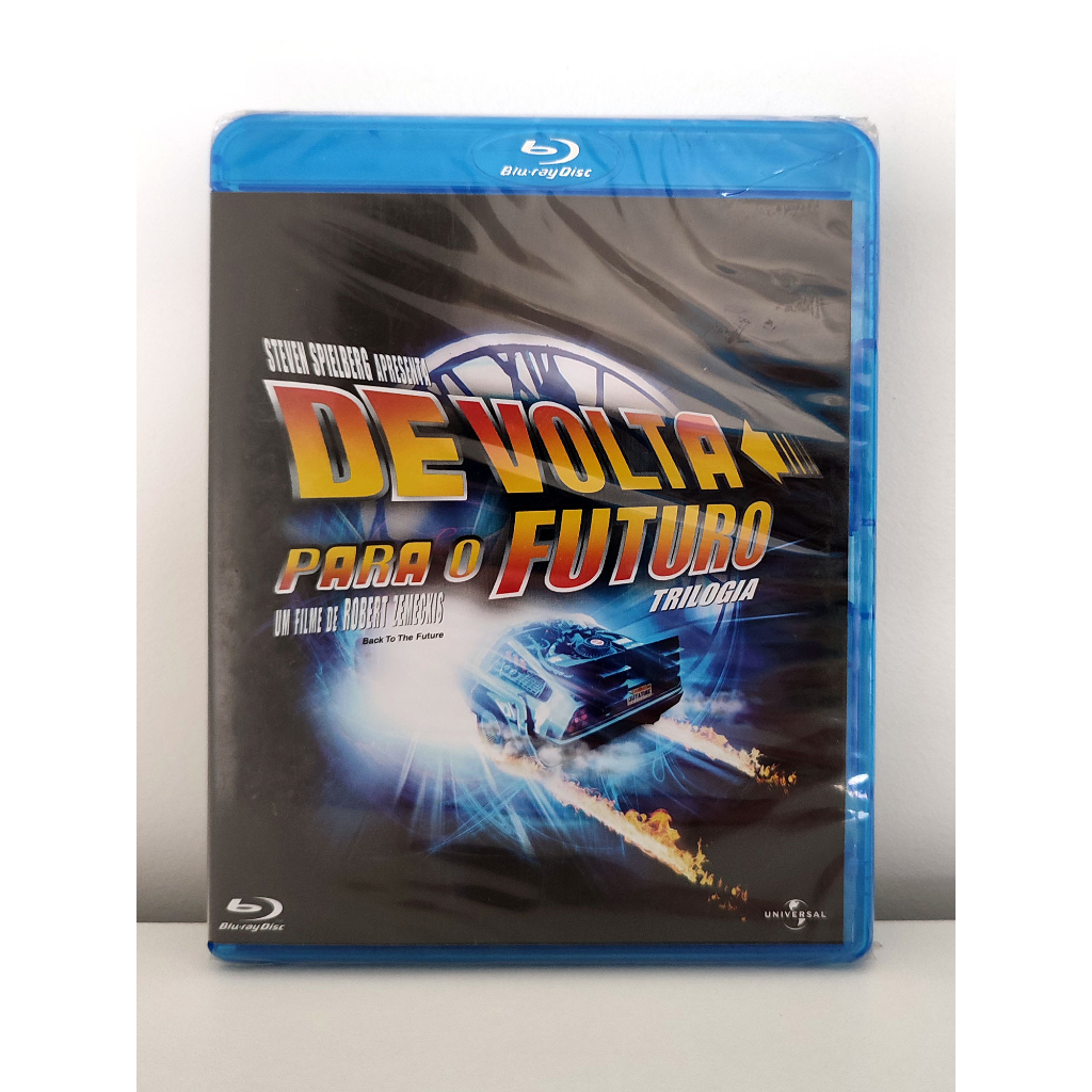 Blu-ray trilogia De Volta Para O Futuro - Michael J. Fox - Robert Zemeckis - Lacrado | Shopee Brasil