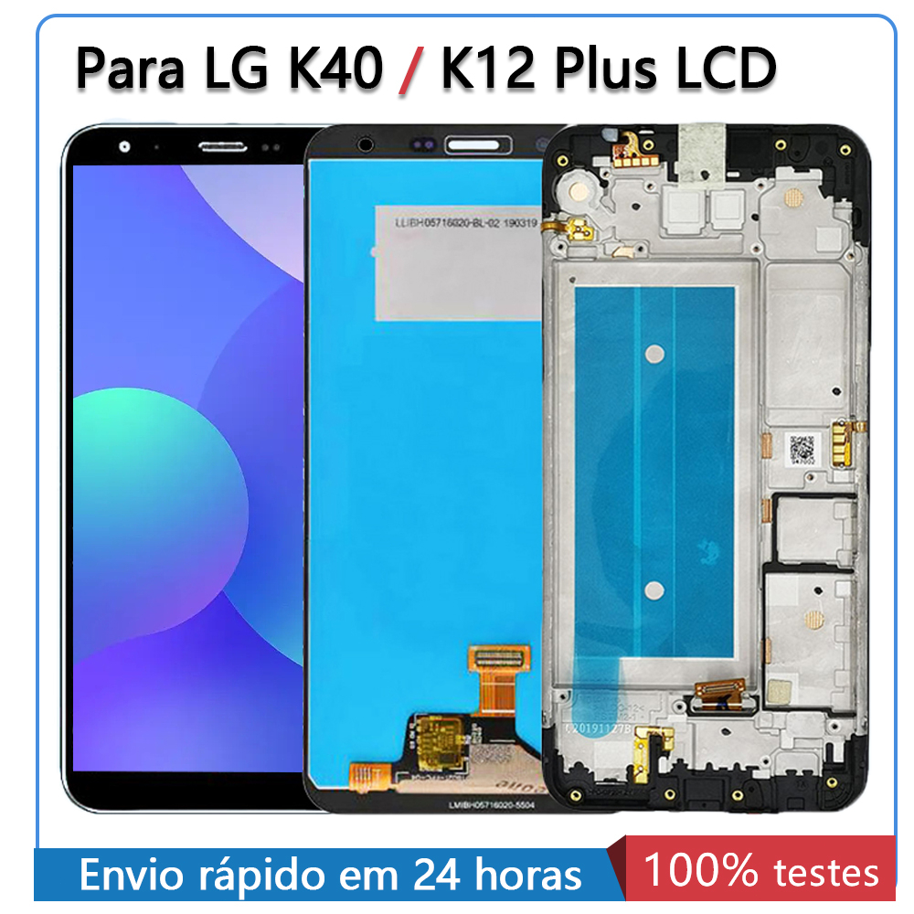 5.7" Display K40&K12&K12 Plus&X4 2019 Compativel LMX420 LMX420EMW LM-X420 Frontal Touch Lcd Com ...