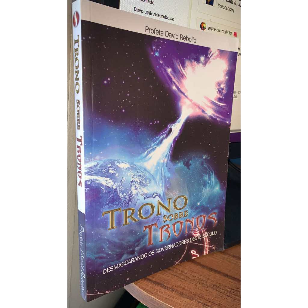 LIVRO TRONO SOBRE TRONOS - PROFETA DAVID REBOLLO - EVANGÉLICOS | Shopee ...