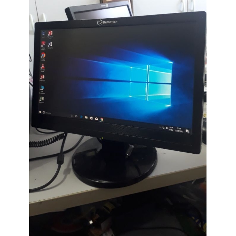 MONITOR 15,6" LCD Bematech / AOC multimídia (c/ alto-falantes) | Shopee ...
