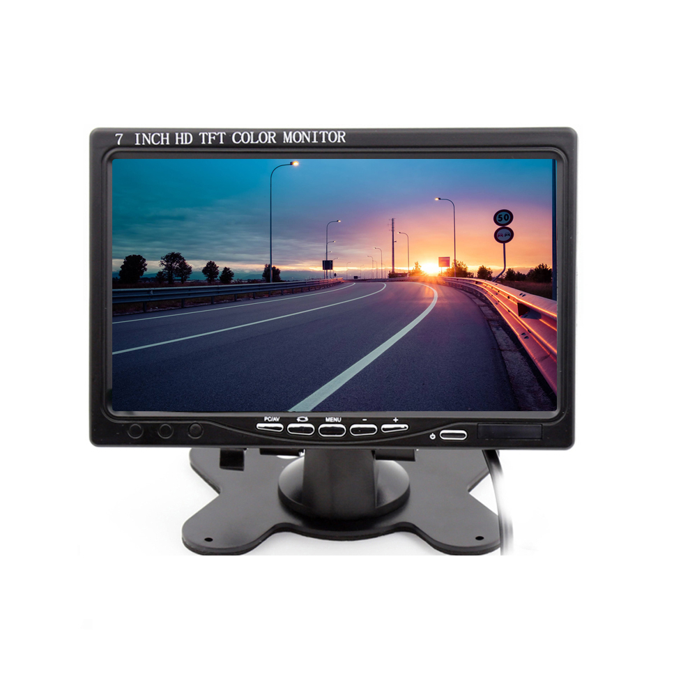 Monitor Lcd Hd 7" Polegadas Tela Portátil Hdmi Vga E Av | Shopee Brasil