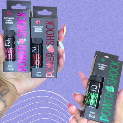 Power shock VIBRADOR LÍQUIDO spray eletrizante 15ml | Shopee Brasil