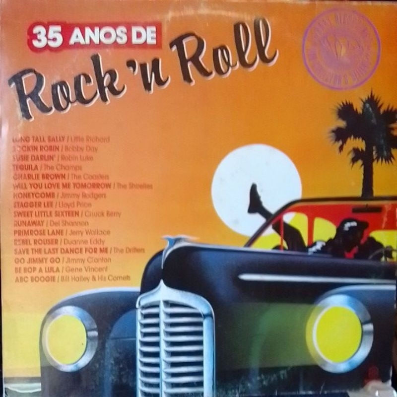 lp vinil - 35 anos de rock in roll / vários rock | Shopee Brasil