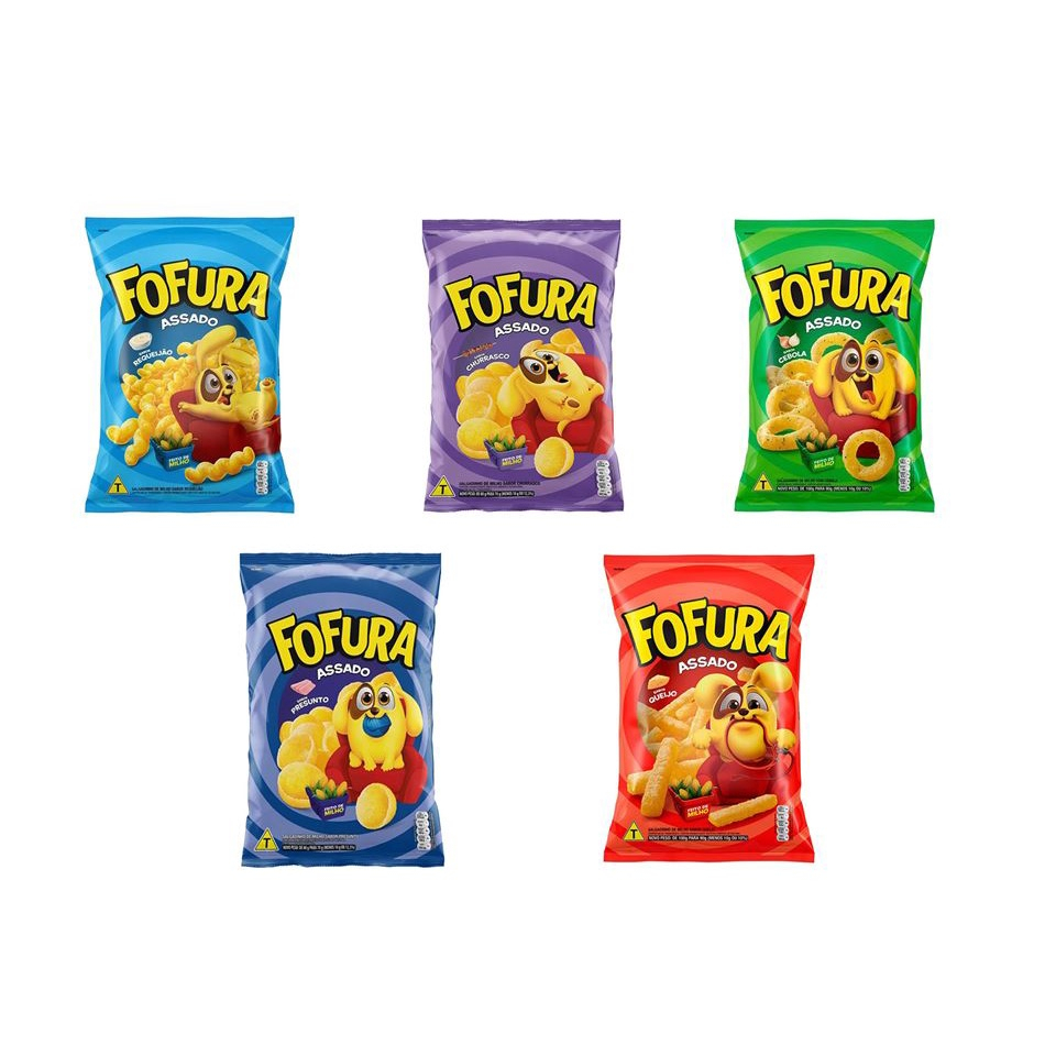 Salgadinho Fofura 70g Sabores | Shopee Brasil