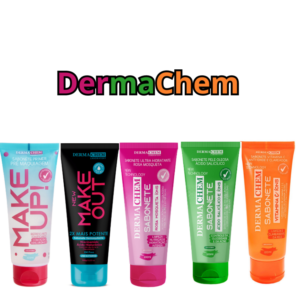 Linha DermaChem - Sabonete Facial | Shopee Brasil