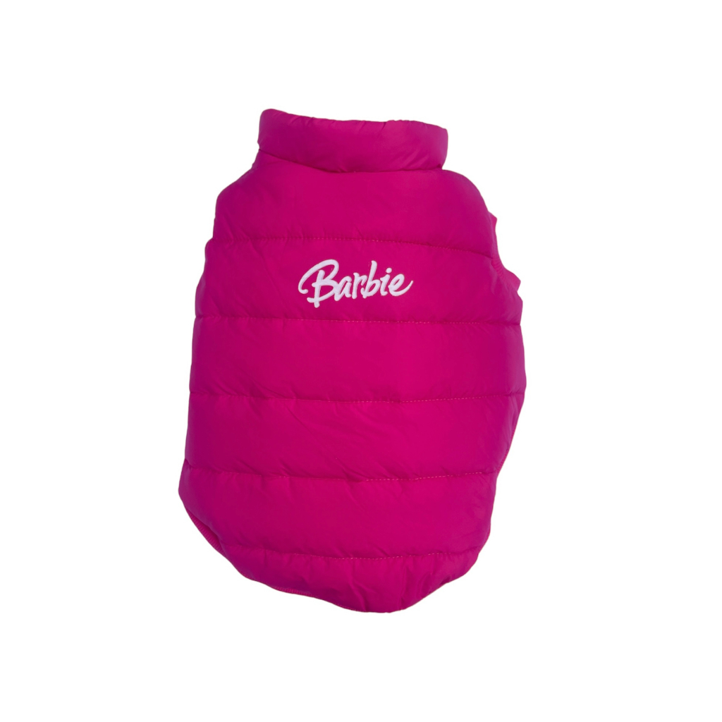 roupinha pet barbie bariloche rosa pink frio moda luxo cachorro gato ...