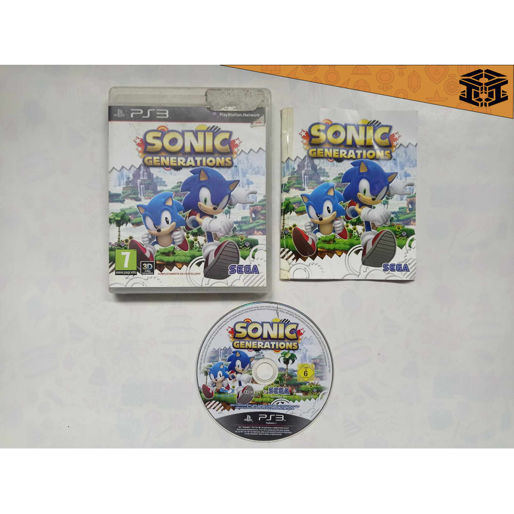 Sonic Generations Playstation 3 Ps3 Original Funcionando Perfeitamente ...