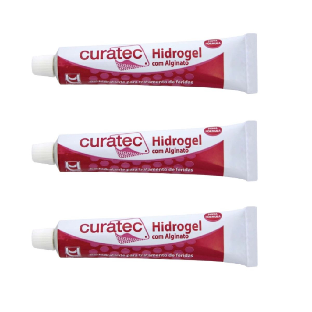 3 Pomada Curatec Hidrogel Com Alginato 85 Gramas | Shopee Brasil 3 Pomada Curatec Hidrogel Com Alginato 85 Gramas | Shopee Brasil