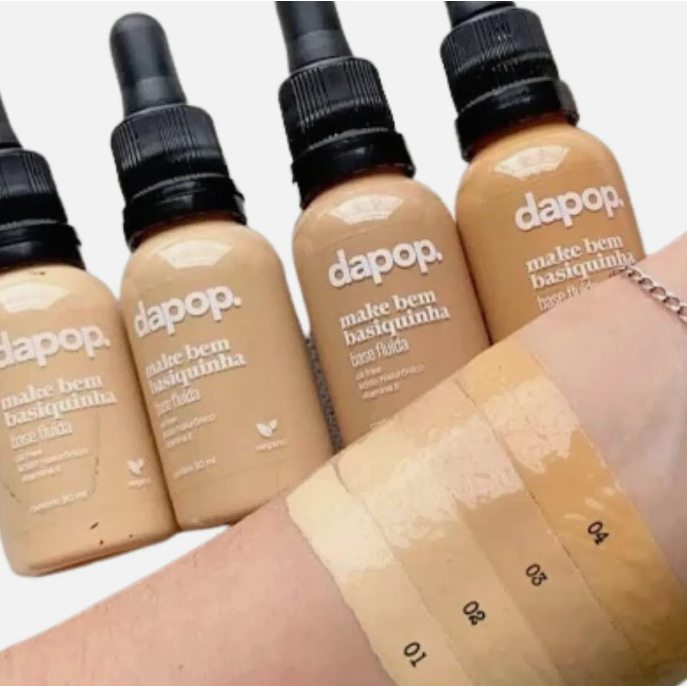 Base Fluída Dapop Vegano Make Bem Basiquinha - Dapop | Shopee Brasil
