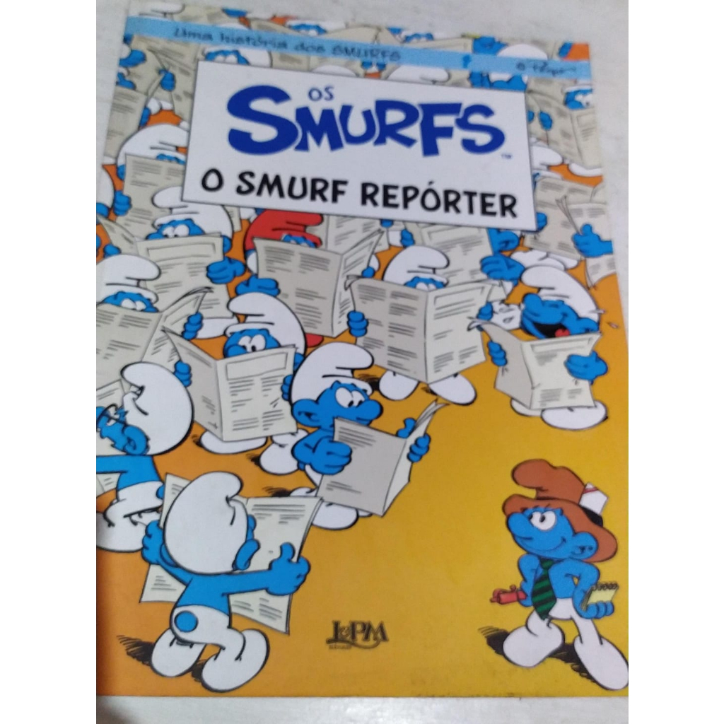 livro OS SMURFS-REPORTER | Shopee Brasil