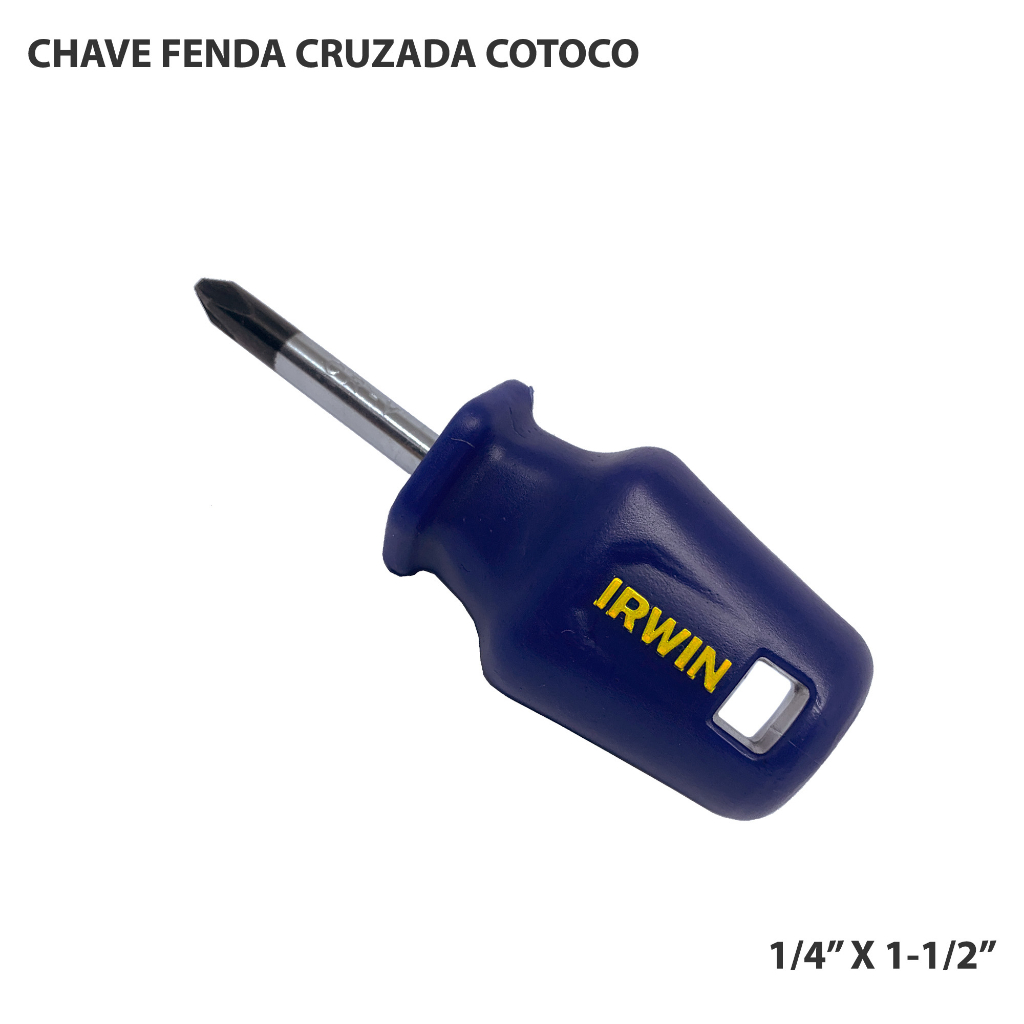 CHAVE FENDA CRUZADA (PHILIPS) COTOCO GENERAL PRO - 1/4" x 1- 1/2 ...