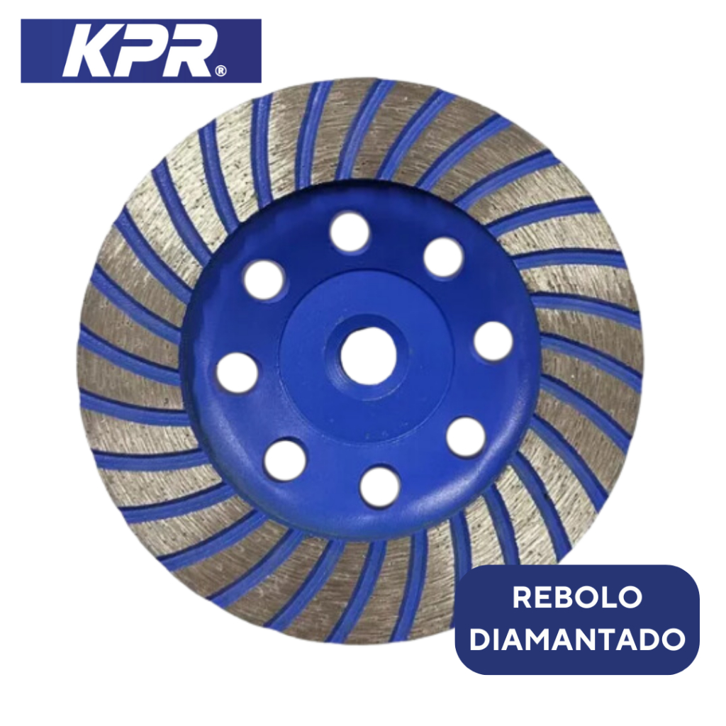 REBOLO DIAMANTADO TURBO 115mm Com Rosca M14 | Shopee Brasil