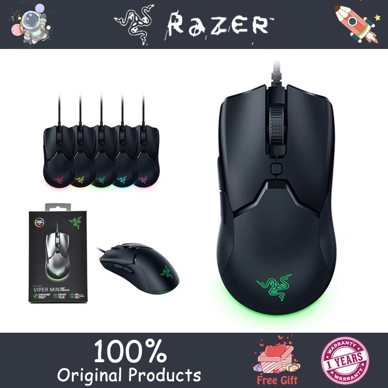 Mini Mouse Para Jogos Com Fio Leve Razer Viper Mini Rgb Gaming | Shopee ...