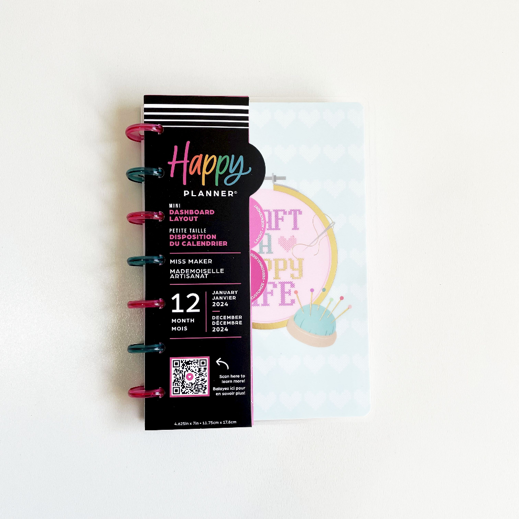 Mini Happy Planner 2024 - Miss Maker - Dashboard - 12 Meses | Shopee Brasil
