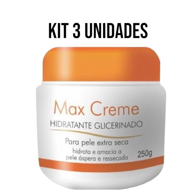 kit Max Creme (3 Unidades) | Shopee Brasil