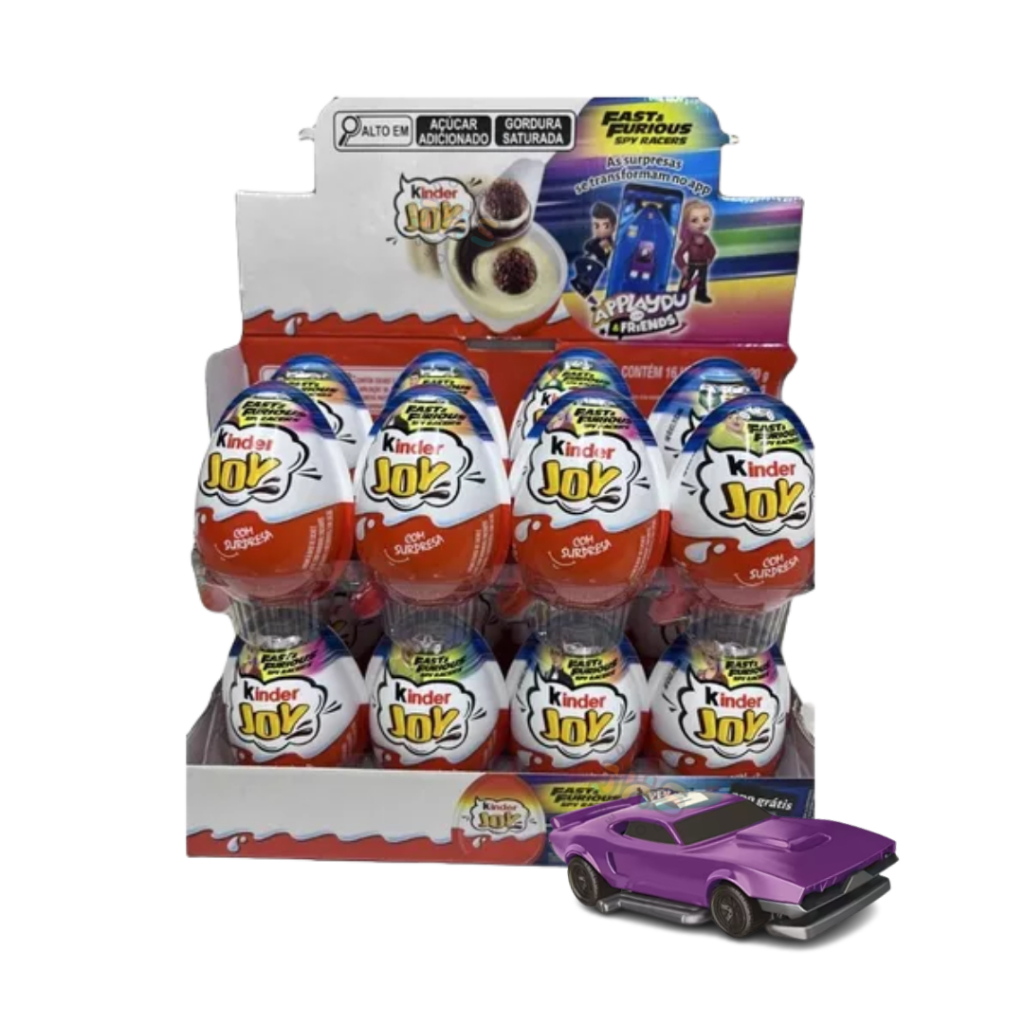 Kinder Joy Chocolate ovo surpresa C/16 Unidades de 20g | Shopee Brasil