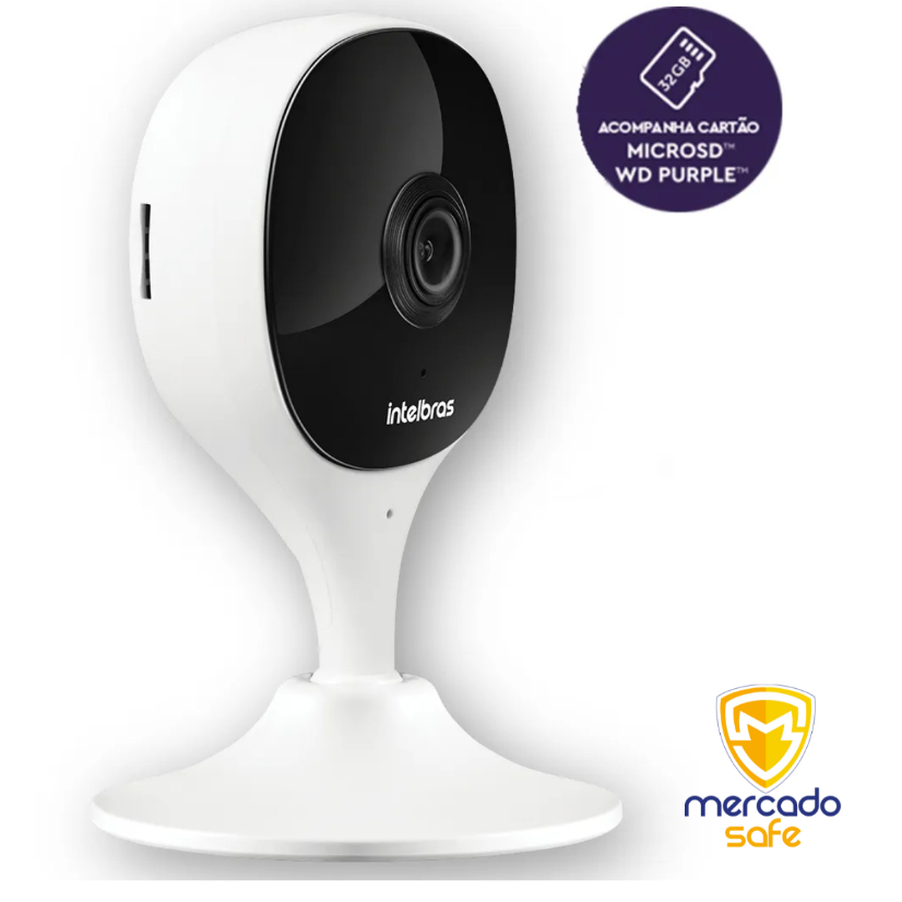 Câmera Wi-fi Mibo Imx C Intelbras Resolução 2MP com Visão Noturna ...