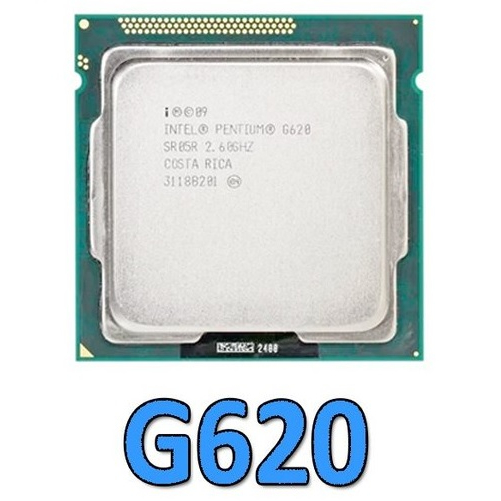 Processador Intel Pentium® G620 2.60 GHz (2º Geração) DDR3 LGA 1155 ...