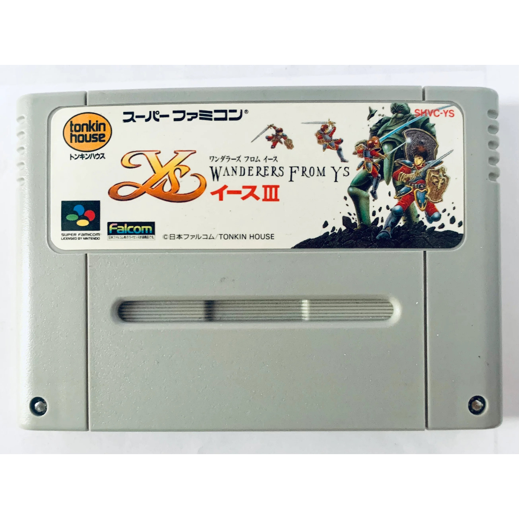 Ys III 3 Wanderers from Ys - Famicom Super Nintendo - JP Original ( USADO ) | Shopee Brasil