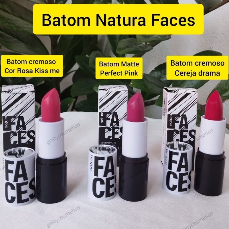 Batom Faces Natura Cor a Escolher | Shopee Brasil