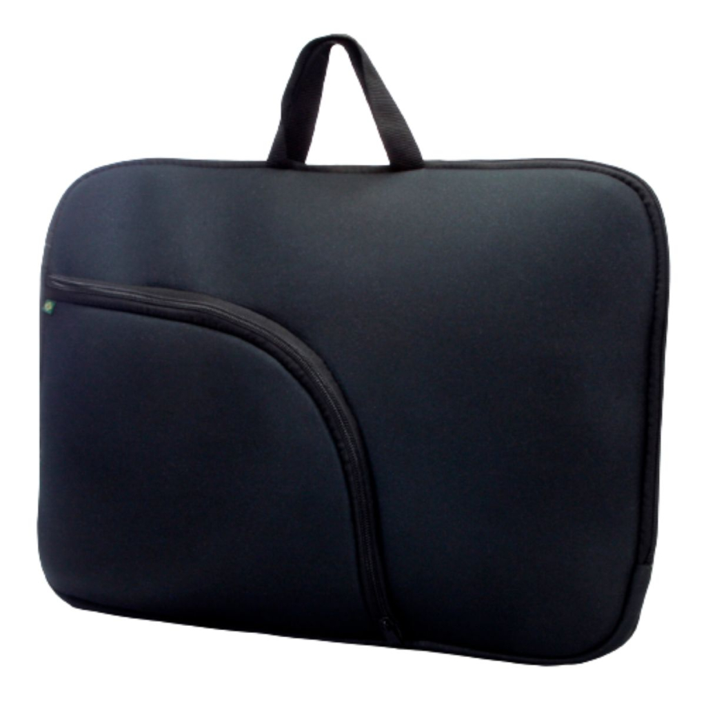 Capa Case Luva Para notebook 15,6 Preta com bolso Bolsa para notbook ...