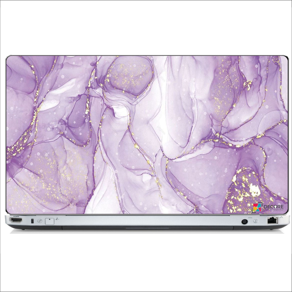 adesivo skin decorativo protetor de notebook mármore roxo luxo lindo ...
