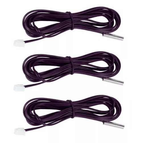 Kit C/3 Sensor De Temperatura Ntc 10k Sonda 3 Metros Arduino | Shopee ...