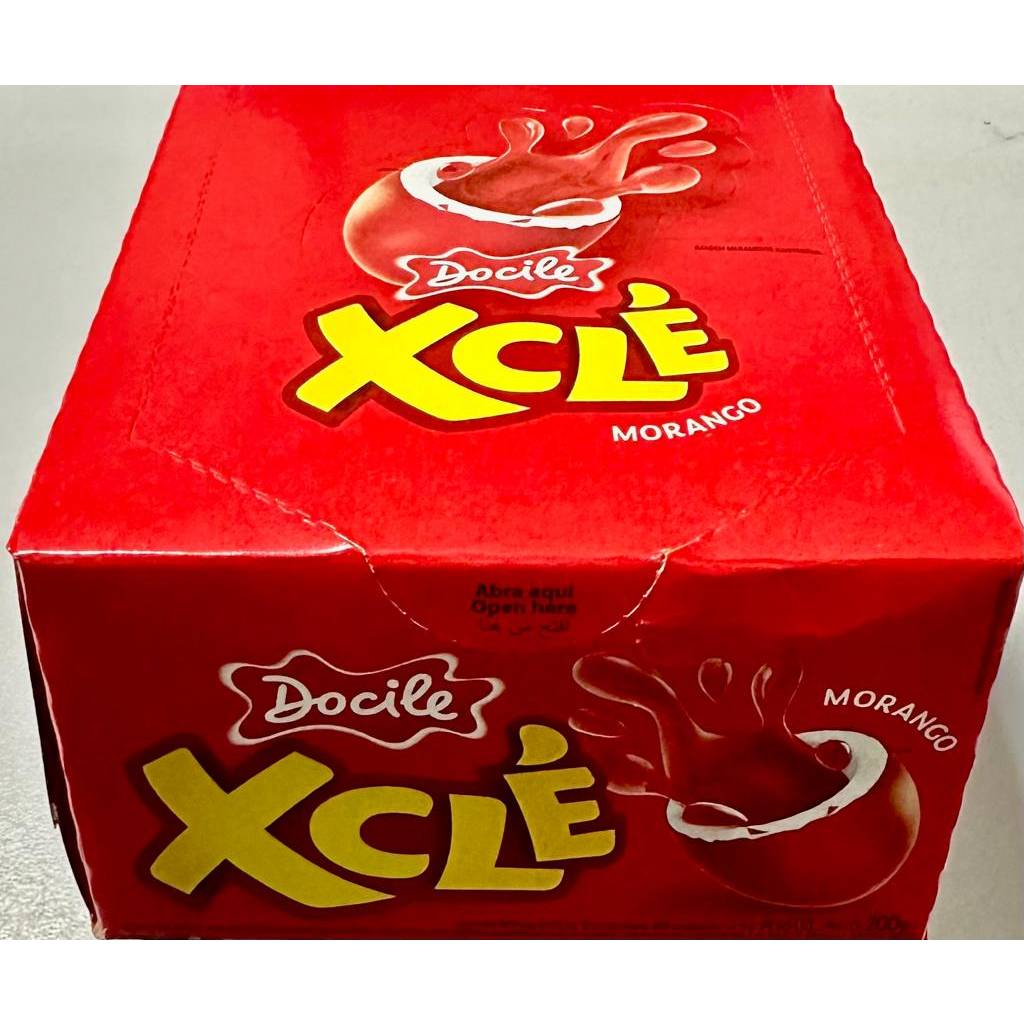 CHICLETE DOCILE XCLE MORANGO DP 200G | Shopee Brasil