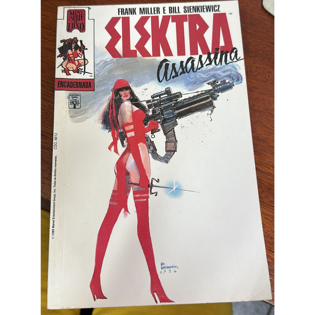 Elektra Assassina - Frank Miller e Bill Sienkiewicz - Encadernada ...
