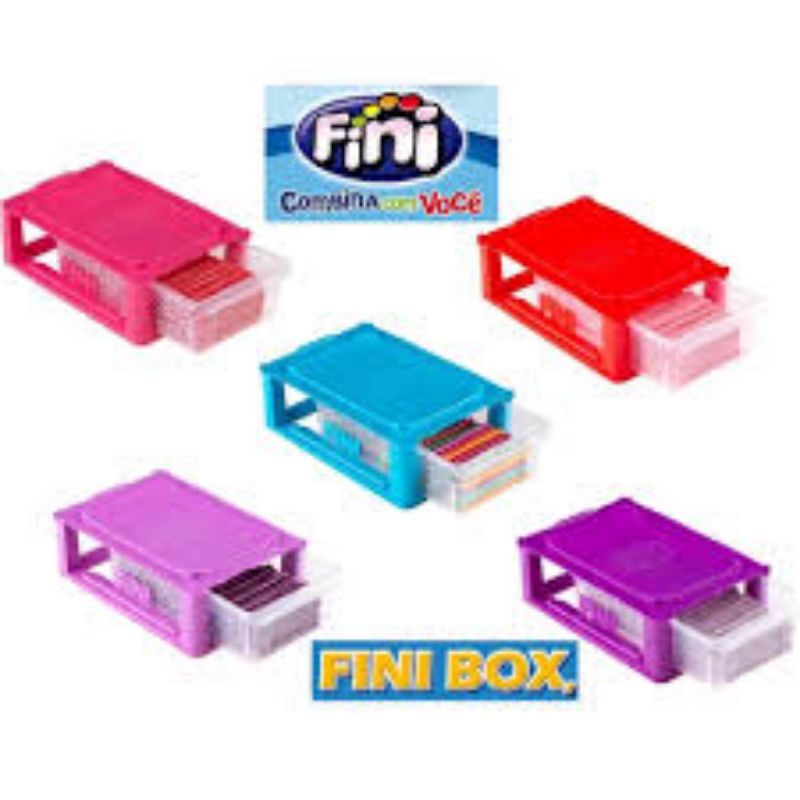 fini box 1kg caixa Fini com 180 unidades do Fini tube | Shopee Brasil