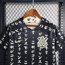 CAMISA CORINTHIANS JAPÃO PRETA(ENVIOIMEDIATO) | Shopee Brasil