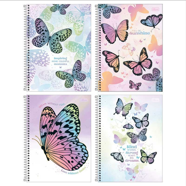 Caderno Universitário 10M Daisy 160 Folhas Tilibra | Shopee Brasil