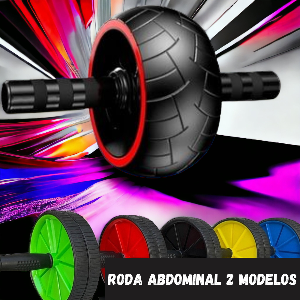 Roda Aparelho Abdominal Lombar Academia Exercícios - 2 Versões | Shopee ...