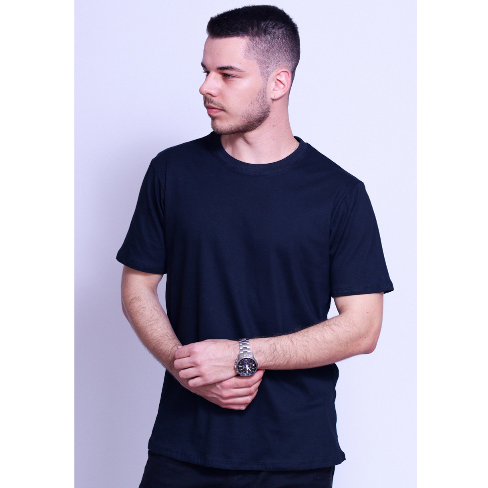 Camisa Lisa Moda Basica Tradicional Masculina Manga Curta | Shopee Brasil